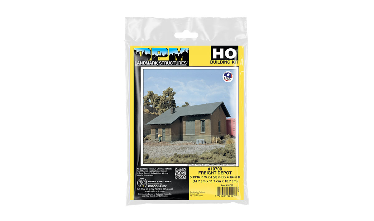 Freight Depot - HO Scale Kit - ScenesnNature