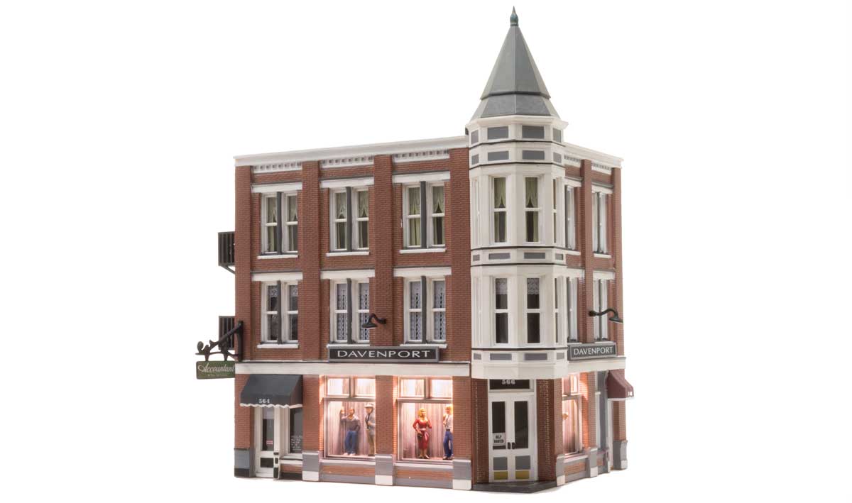 Davenport Department Store - HO Scale - ScenesnNature
