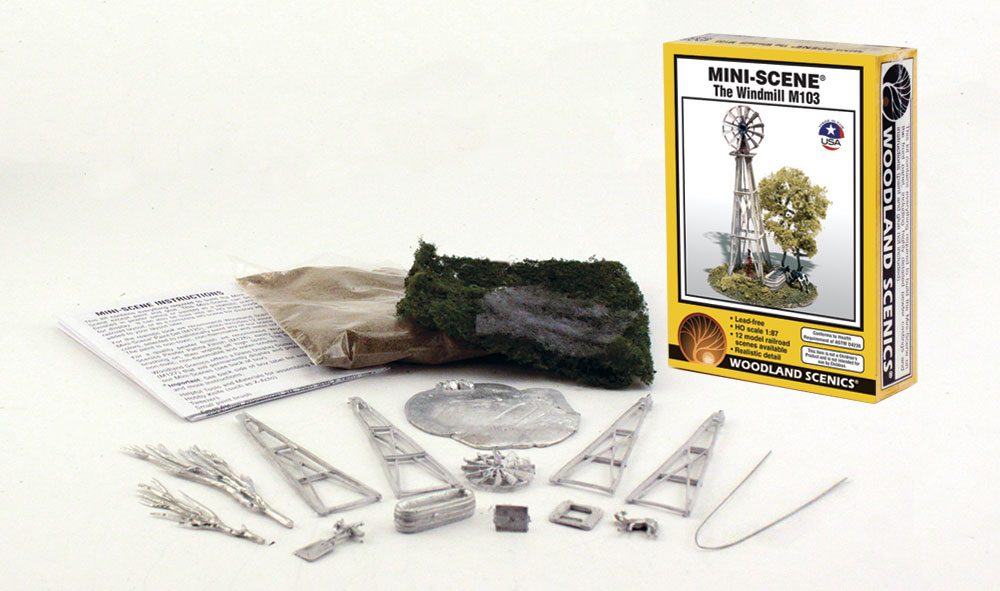 The Windmill HO Scale Kit - ScenesnNature